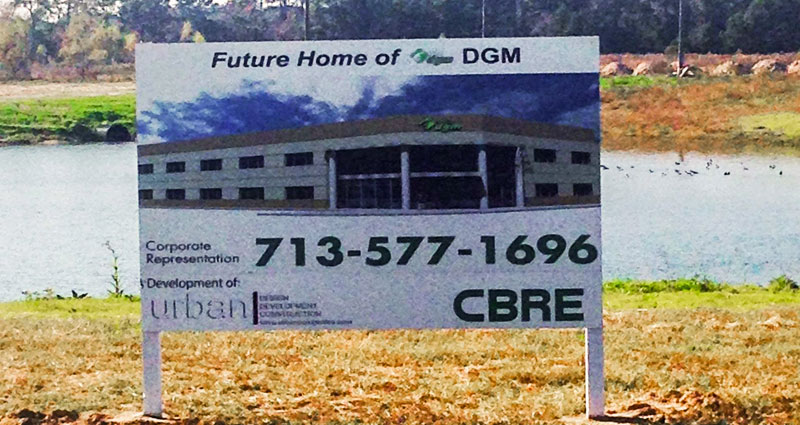 DGM Services breaks ground on new facility at 18727 Kenswick Drive